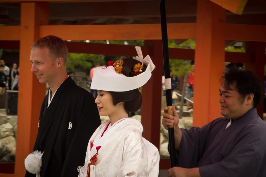 A Traditional Japanese Wedding In Miyajima